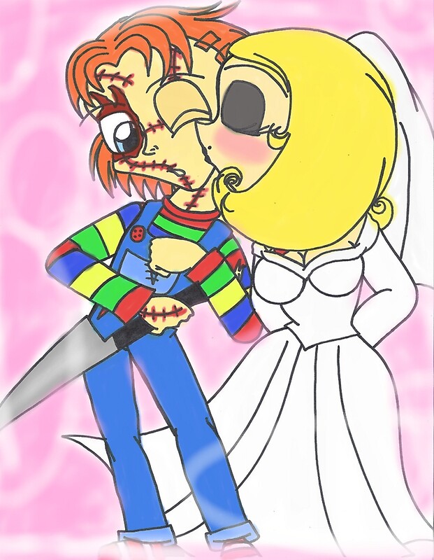 "Chibi Chucky and Tiffany" by SSL13 | Redbubble