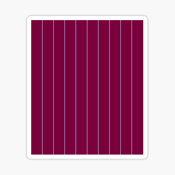 "Villa" Sticker by FootballArcade | Redbubble