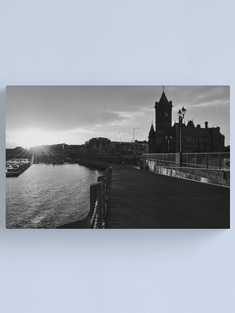 "Cardiff Bay" Canvas Print by Pau7a | Redbubble