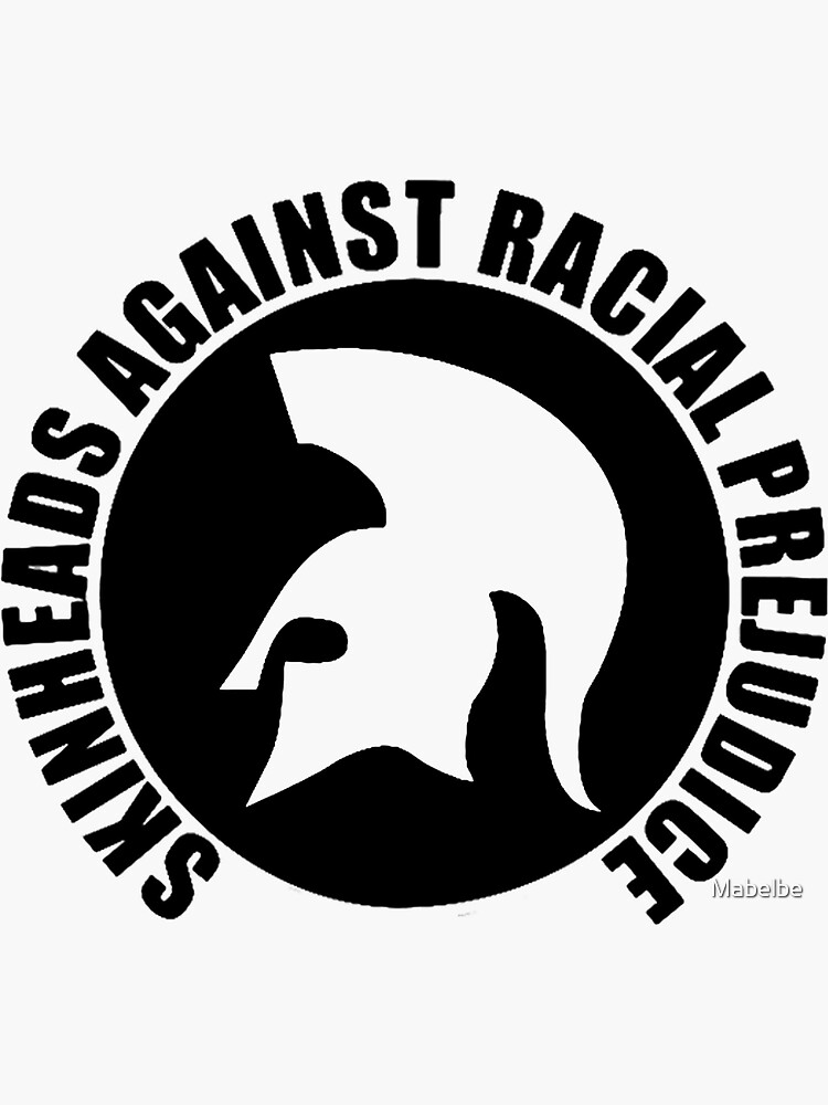 "Skinhead Against Racism" Sticker for Sale by Mabelbe | Redbubble