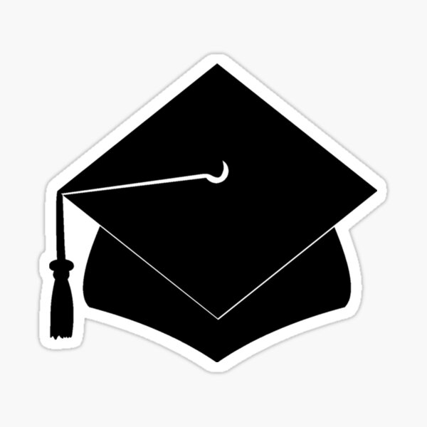 "Degree Hat" Sticker by sweetsixty | Redbubble