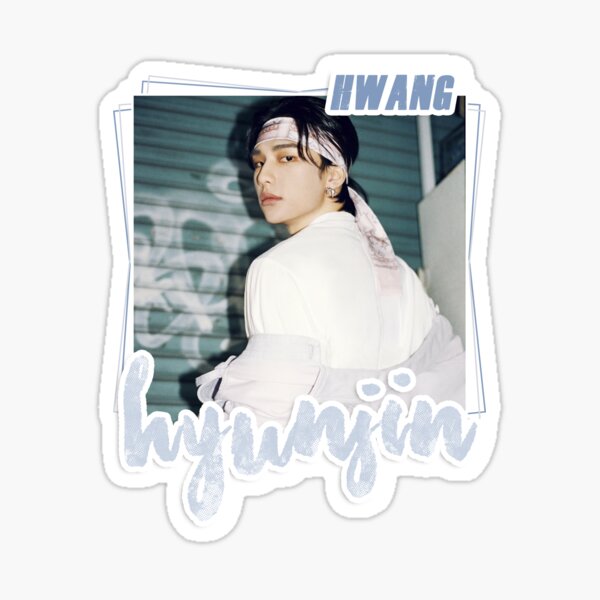 "Stray Kids - Hyunjin" Sticker by 95amy | Redbubble