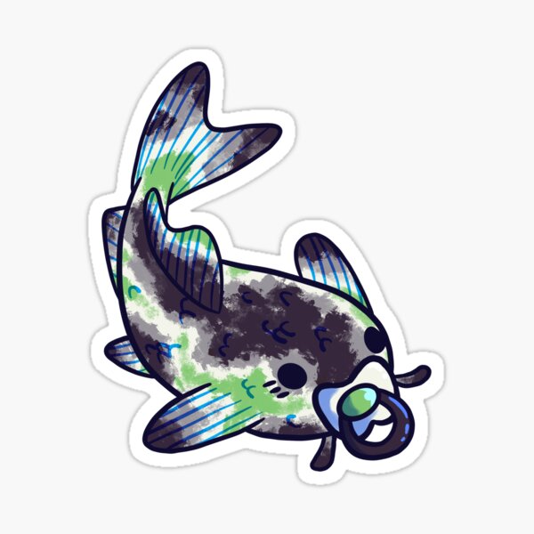 Binky Fish Stickers | Redbubble
