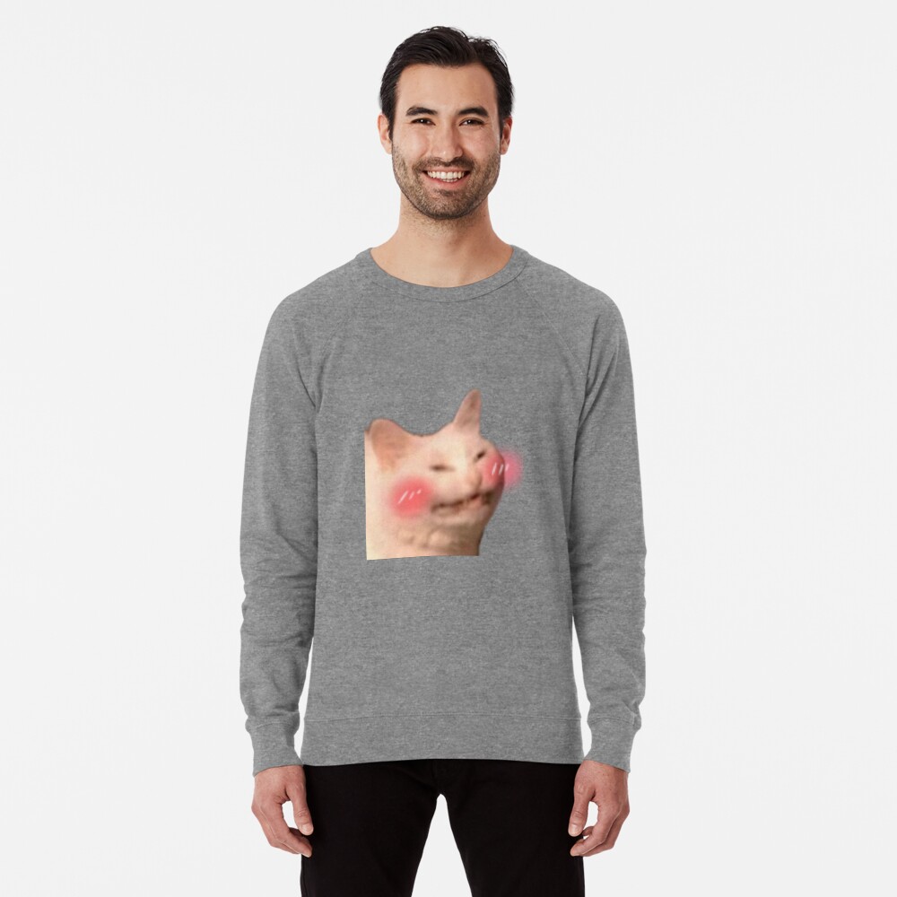 "catto blush discord emote" Sticker for Sale by uwutaylorr | Redbubble