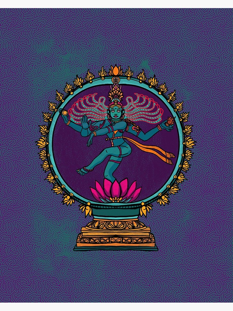 "Nataraja" Poster by megravi | Redbubble