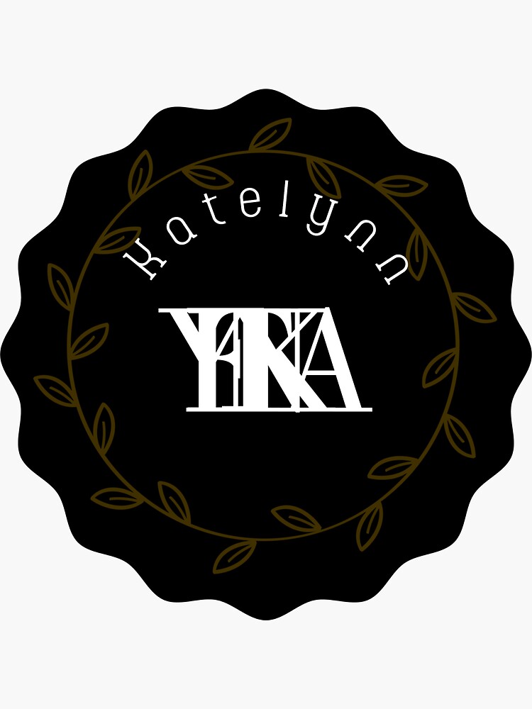 "Katelynn: Name Logo" Sticker for Sale by KenzieB1998 | Redbubble