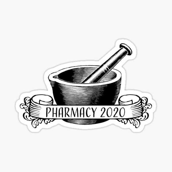 "Pharmacy 2020" Sticker by Eenig | Redbubble