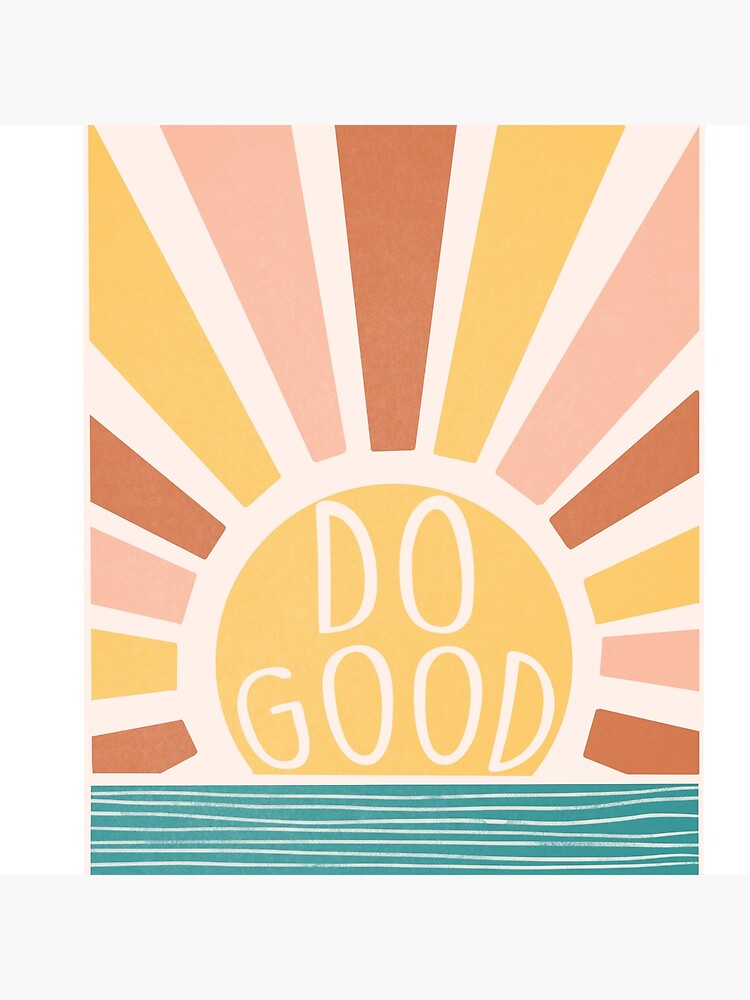 "Do good sticker " Poster by Mkshoun | Redbubble