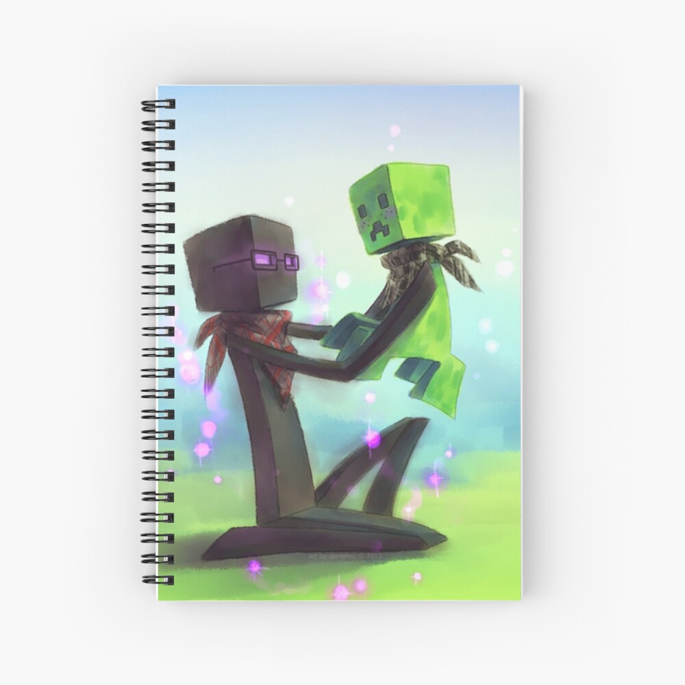 "Minecraft" Spiral Notebook for Sale by gakkag | Redbubble