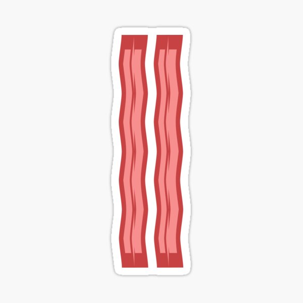 " Bacon" Sticker by JolyneCrafts | Redbubble