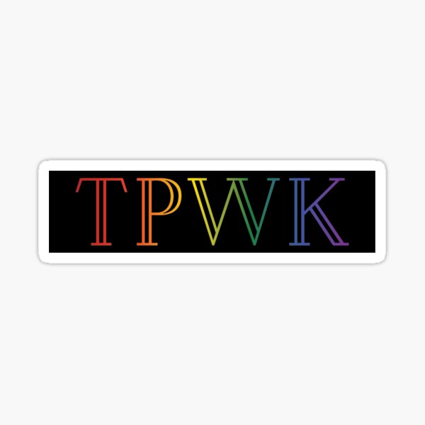 "tpwk | rainbow v2" Sticker for Sale by ohem1111 | Redbubble