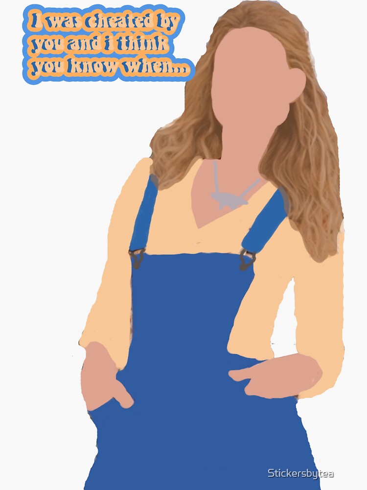 "i was cheated by you lily james sticker" Sticker by Stickersbytea ...