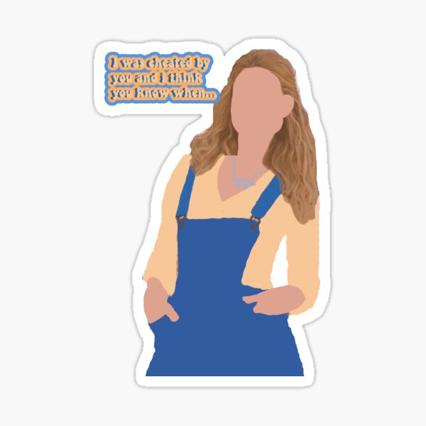 "i was cheated by you lily james sticker" Sticker by Stickersbytea ...