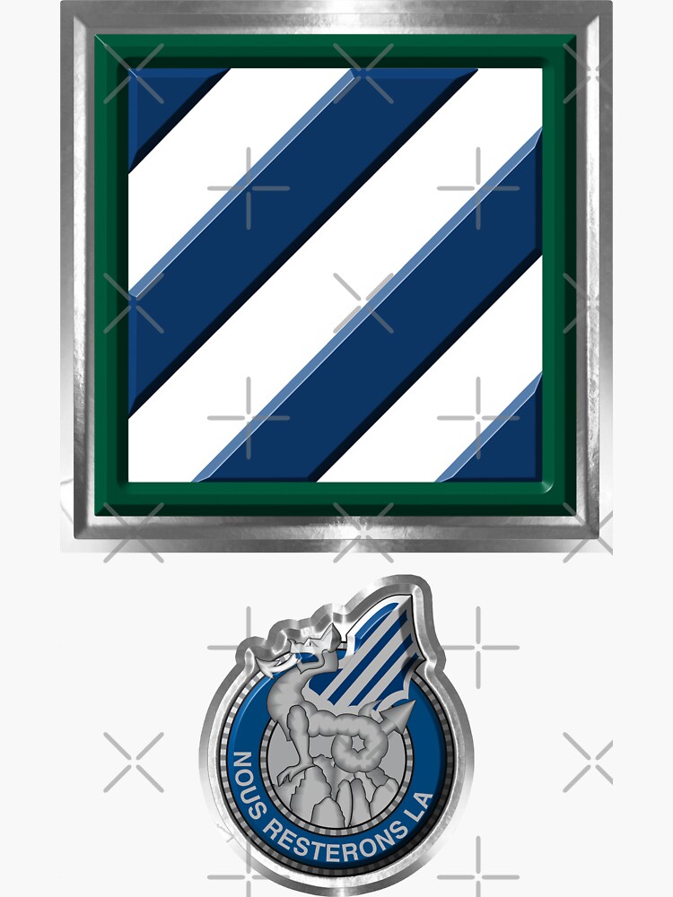 "3rd Infantry Division Customized Patch & Insignia" Sticker by ...