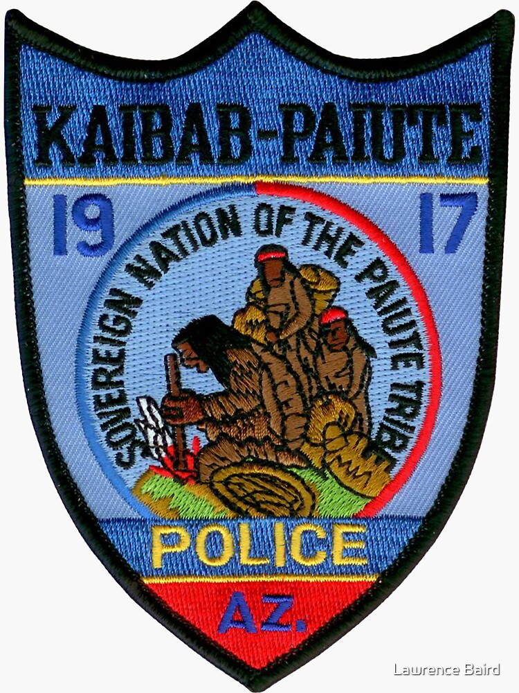 "Kaibab Paiute Tribal Police" Sticker by lawrencebaird | Redbubble