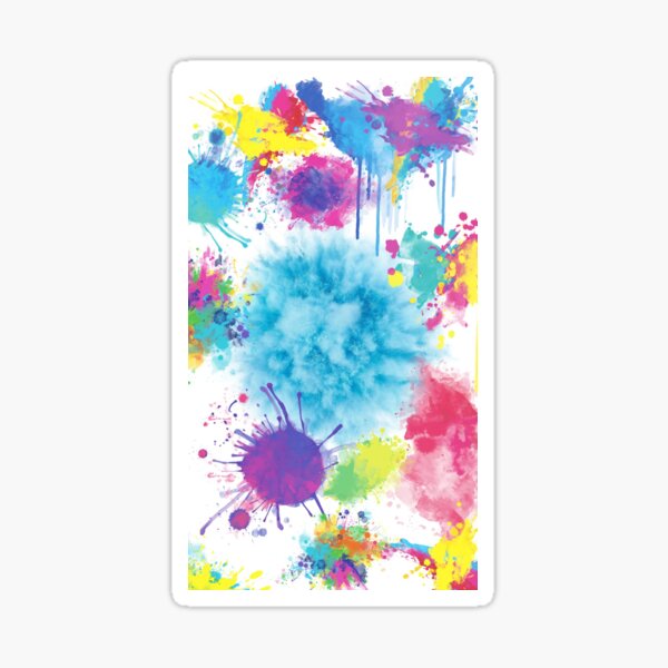 "ColorSplash" Sticker by Lekker | Redbubble