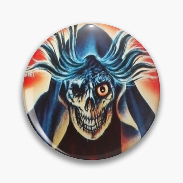 Skull Badge/Skull Pin/Halloween Badge/Spooky Pin/Horror Badge/Scary Pin ...