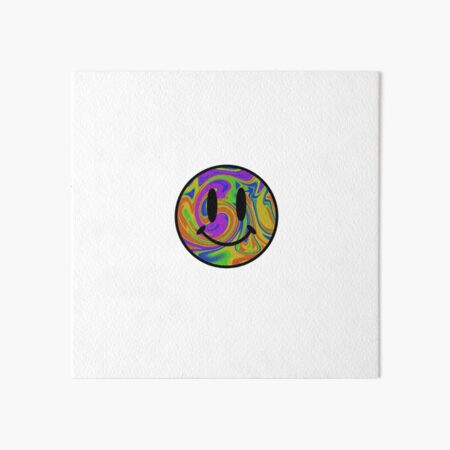 "Inverted Rainbow Smiley Face" Art Board Print by AllynTH | Redbubble