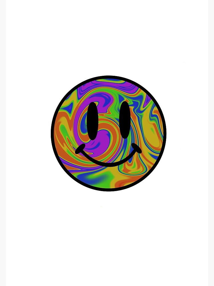 "Inverted Rainbow Smiley Face" Spiral Notebook by AllynTH | Redbubble