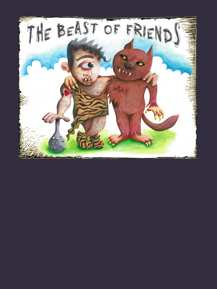 "The Beast of Friends" T-shirt for Sale by PaulWebster | Redbubble ...