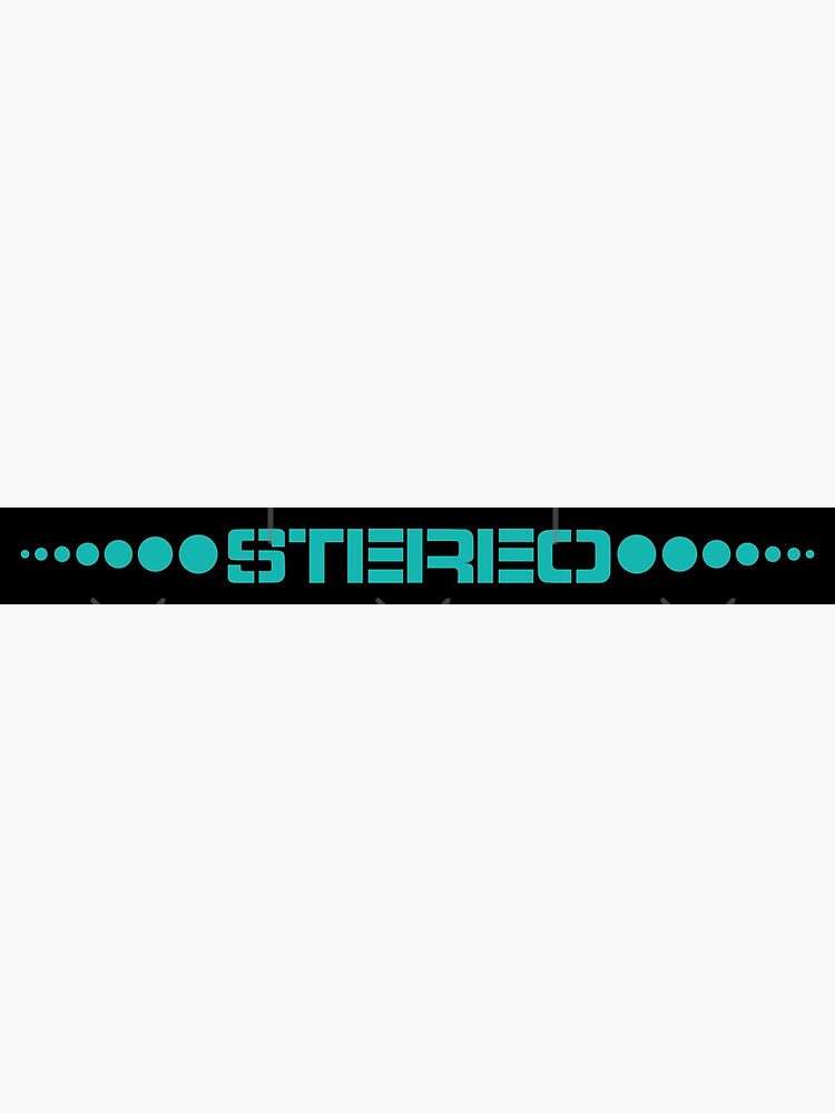 "Stereo Stencil (Vintage Logo)" Poster for Sale by thedrumstick | Redbubble