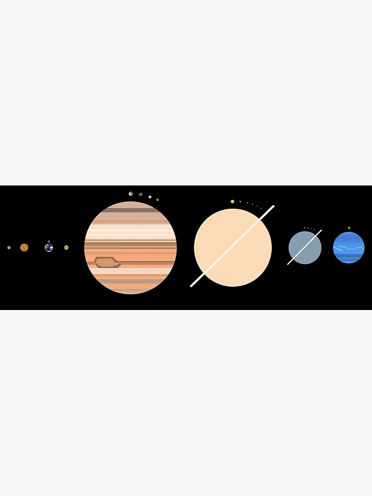 "Minimalistic Solar System" Art Print by pardock | Redbubble