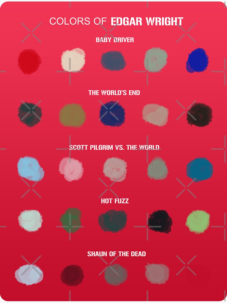 "Colors of Edgar" Sticker by rhserra | Redbubble