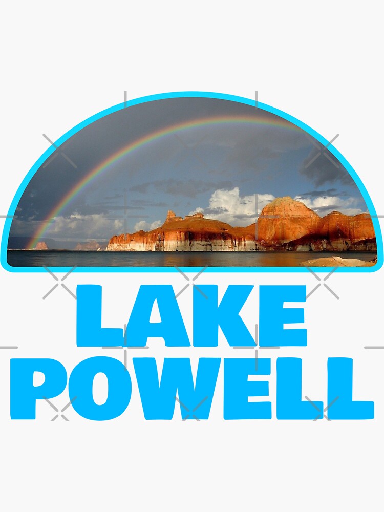 "LAKE POWELL" Sticker for Sale by phys | Redbubble