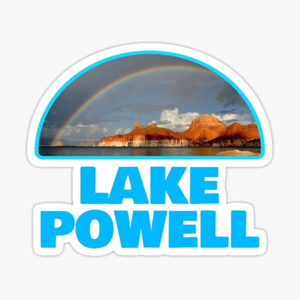 "LAKE POWELL" Sticker for Sale by phys | Redbubble