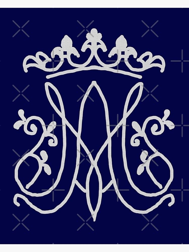 Ave Maria Monogram Ave Maria Monogram T Shirt – Catholicamtees
