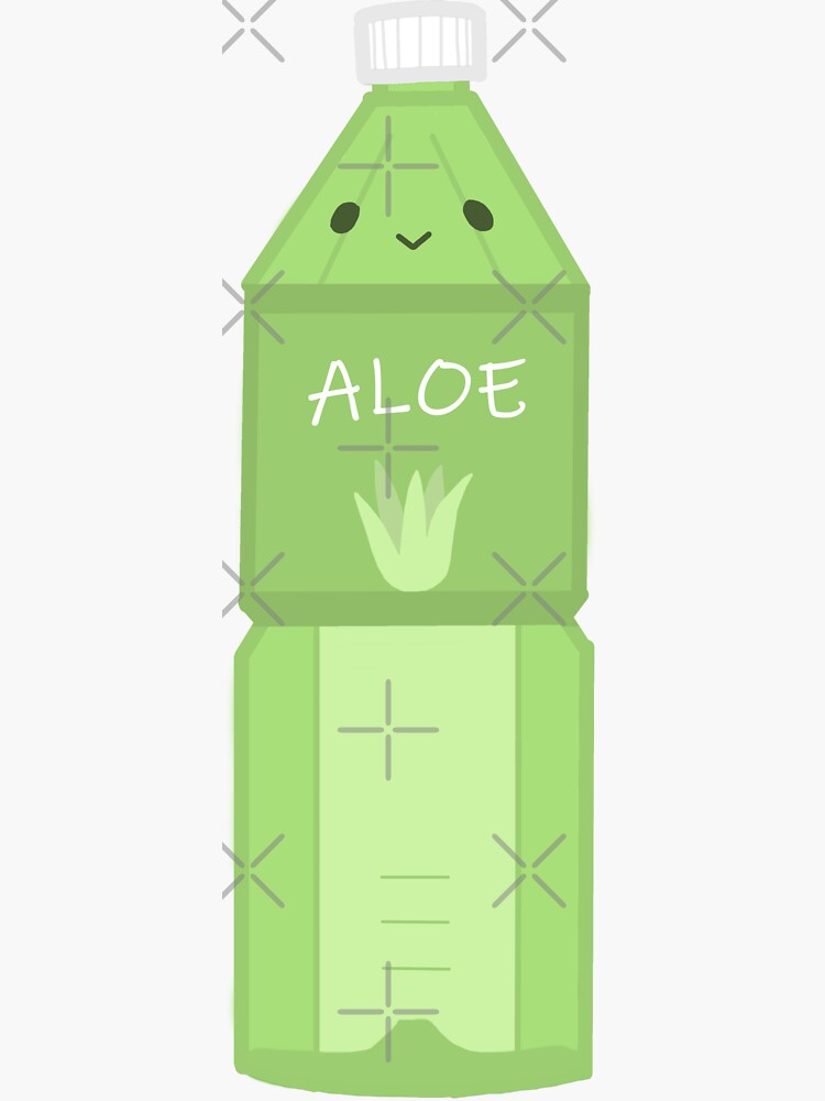 "Aloe Vera Drink" Sticker for Sale by Sammi-Lin | Redbubble