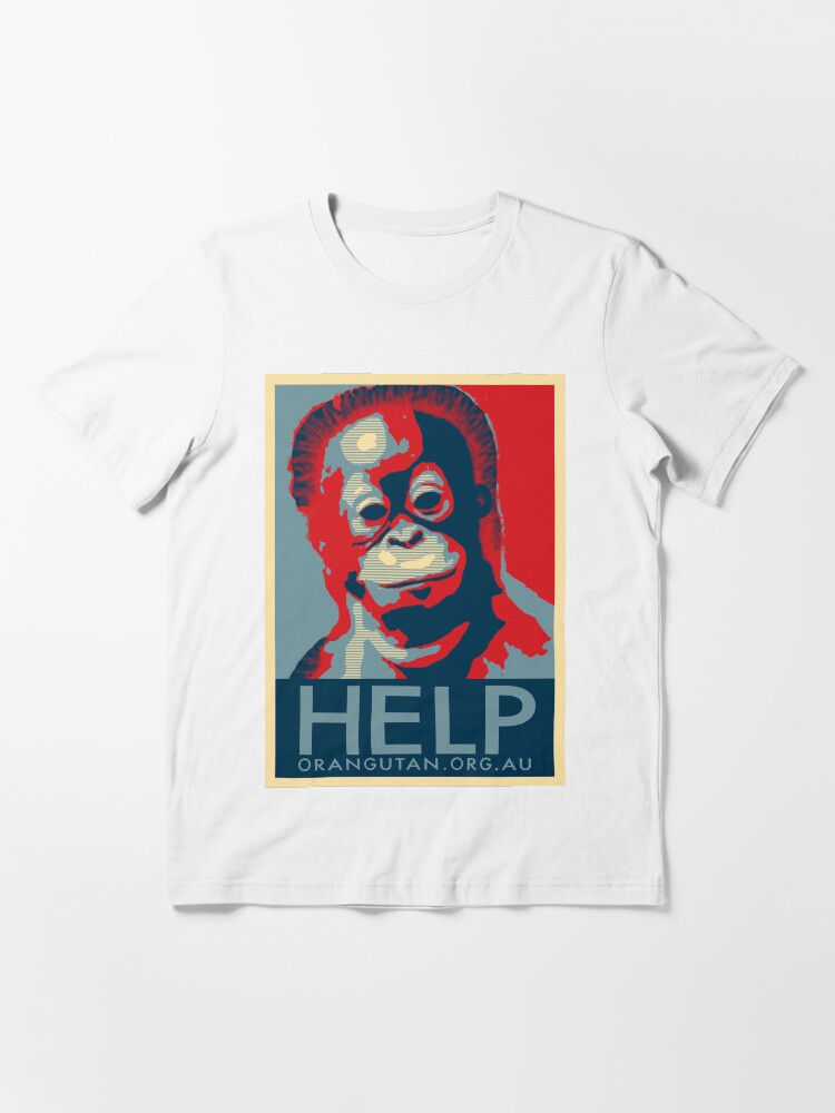 "HELP - Give Hope" T-shirt for Sale by Orangutan | Redbubble ...