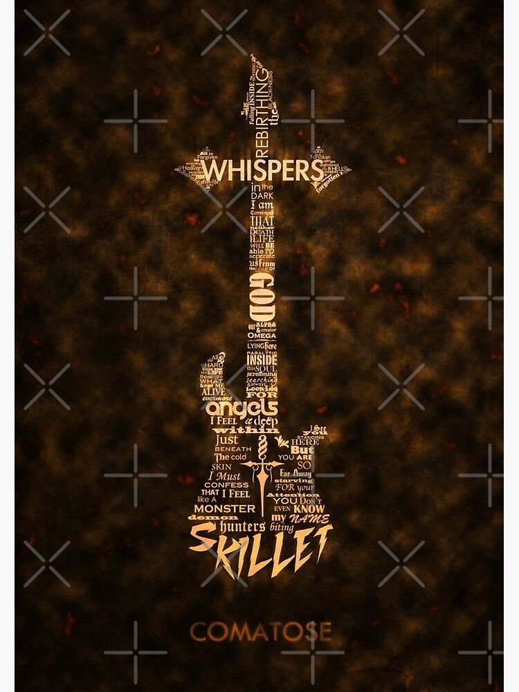 "Skillet Poster" Poster for Sale by illuminatipower | Redbubble