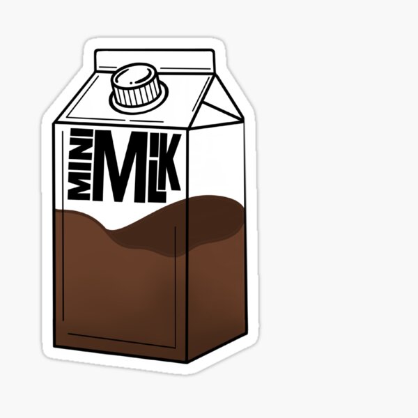 "Mini Chocolate MILK carton" Sticker for Sale by elliepalmer | Redbubble