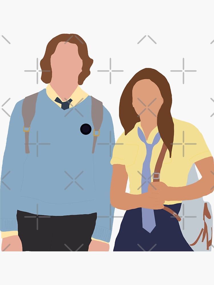 "Kissing booth lee and elle" Sticker for Sale by elle14creates | Redbubble