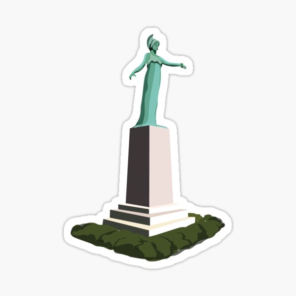 "UNCG Statue of Minerva " Sticker for Sale by Joellennn | Redbubble