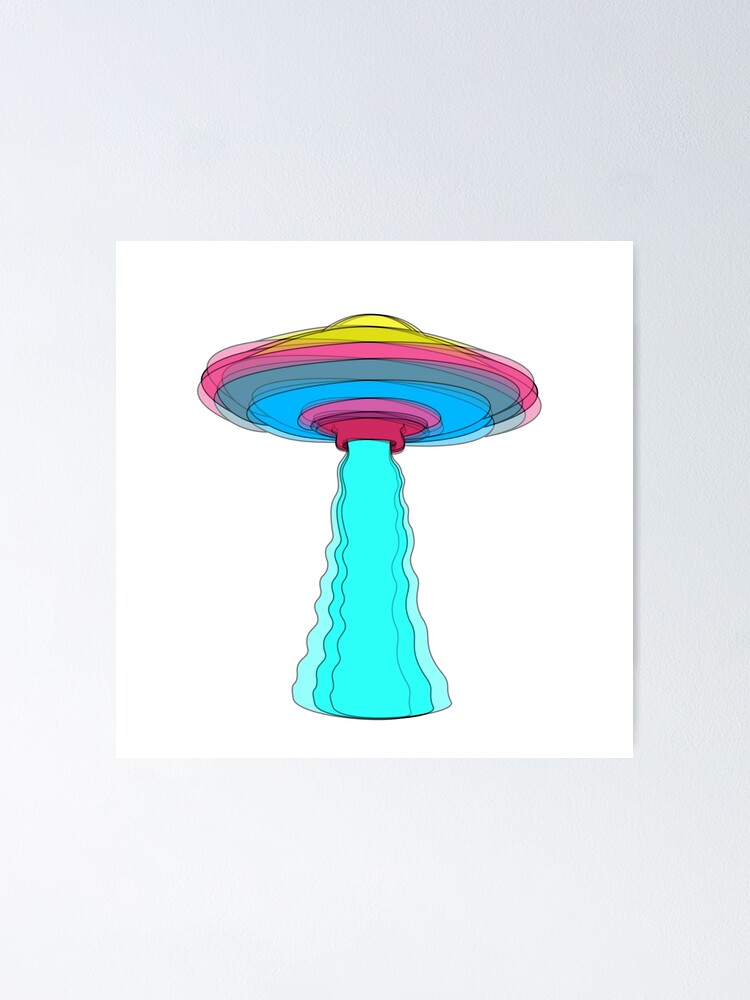 "lsd abduction 2" Poster by Robertlv | Redbubble