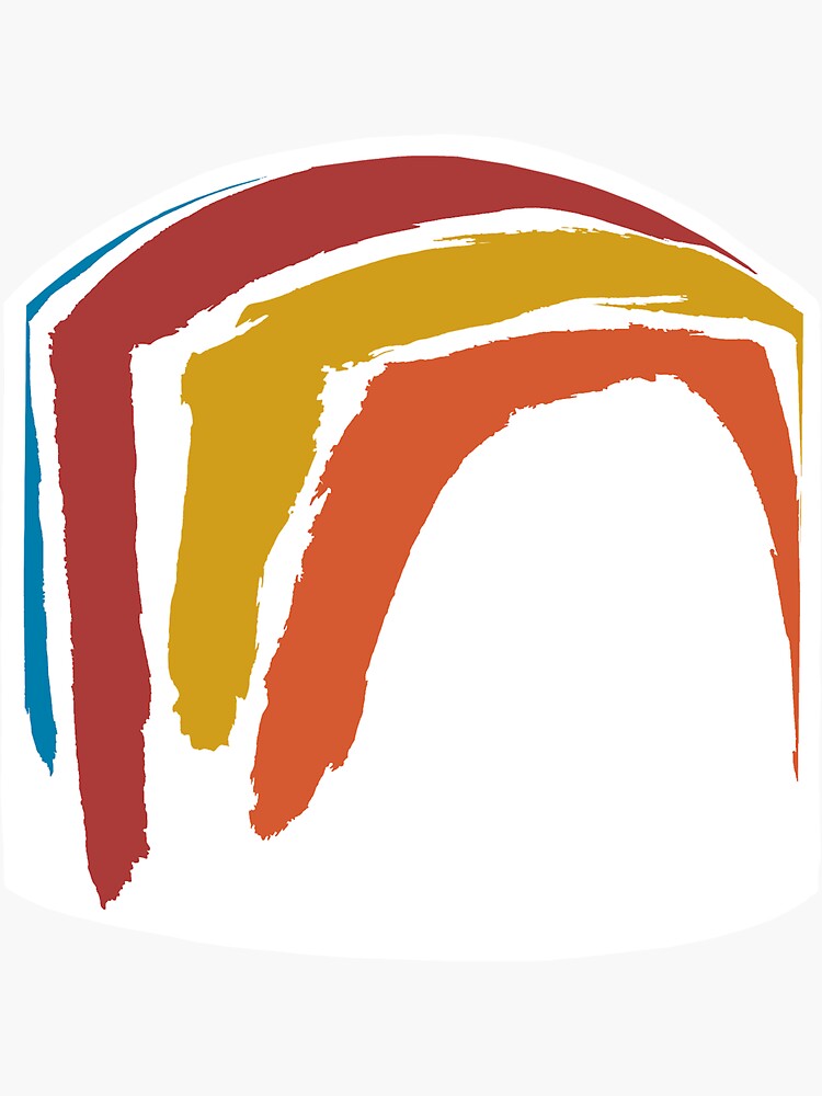 "Boston Rainbow Gas Tank" Sticker for Sale by honeyjuboo | Redbubble