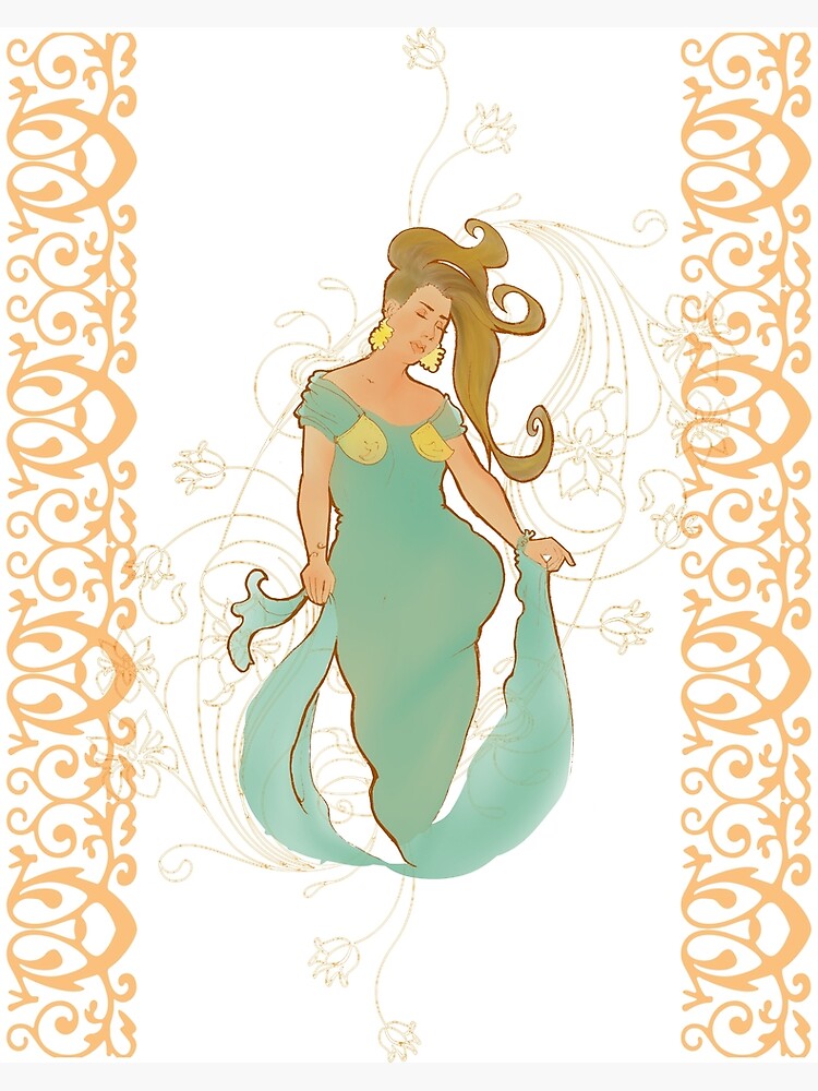Póster «El Faerie de la sirena - Inspirado por Alphonse Mucha» de ...