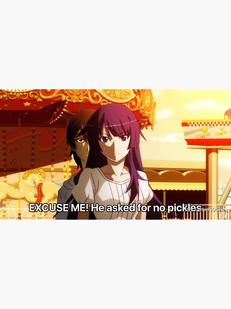 "He Asked For No Pickles" Sticker for Sale by hanamimochi | Redbubble