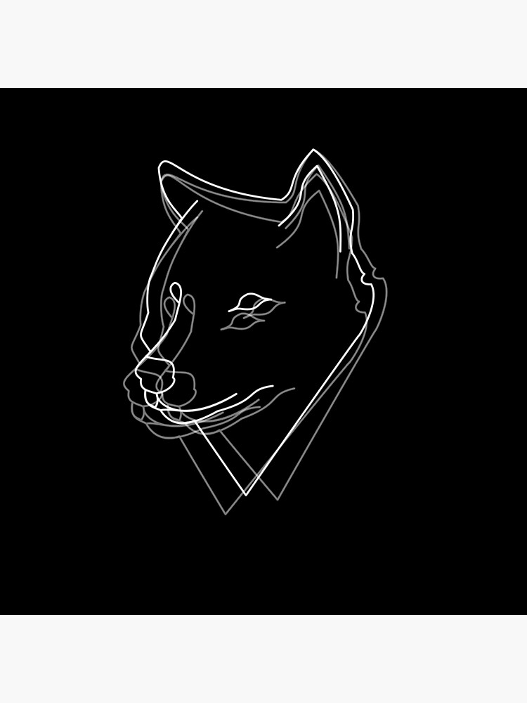 "LSD WHOTE WOLF" Poster by Robertlv | Redbubble