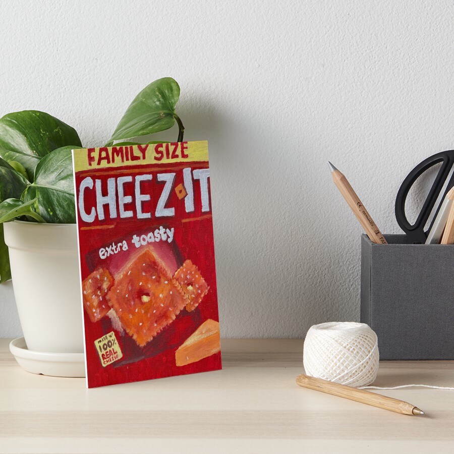 "Cheeze-its" Art Board Print by Aiagirl | Redbubble