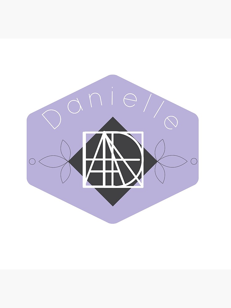 "Danielle: Name Logo" Photographic Print for Sale by KenzieB1998 ...