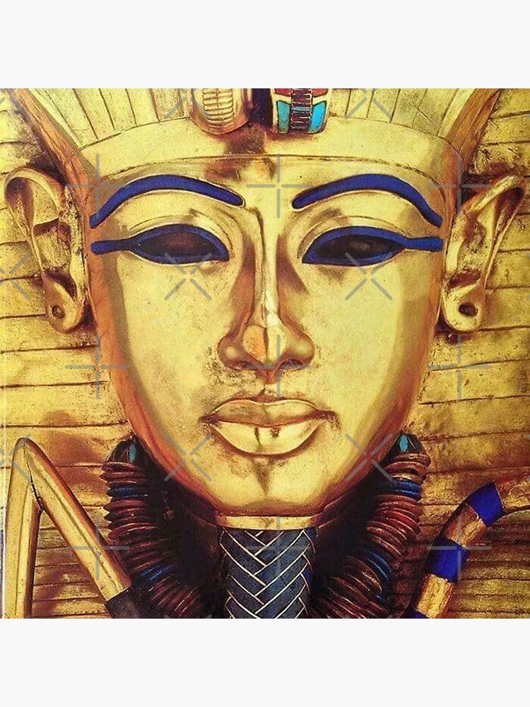 "King Tut Gold Mask" Sticker for Sale by JayMazzu | Redbubble