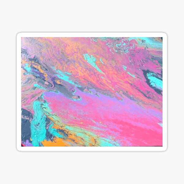 "rainbow lava" Sticker for Sale by madalion | Redbubble
