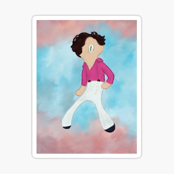 "Harry Styles x Bold & Brash" Sticker by madisyn-art | Redbubble