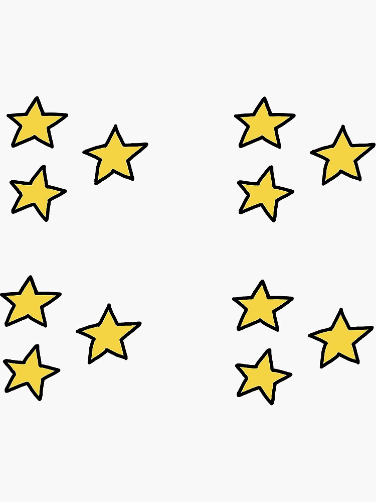 "cute star 12 pack" Sticker by oliviadesigned | Redbubble