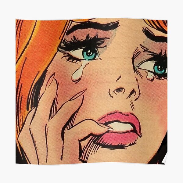 Crying Posters | Redbubble