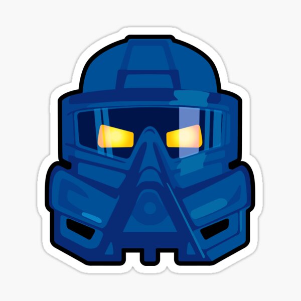 "Mask Toa of Water Gali" Sticker by Highonbricks | Redbubble