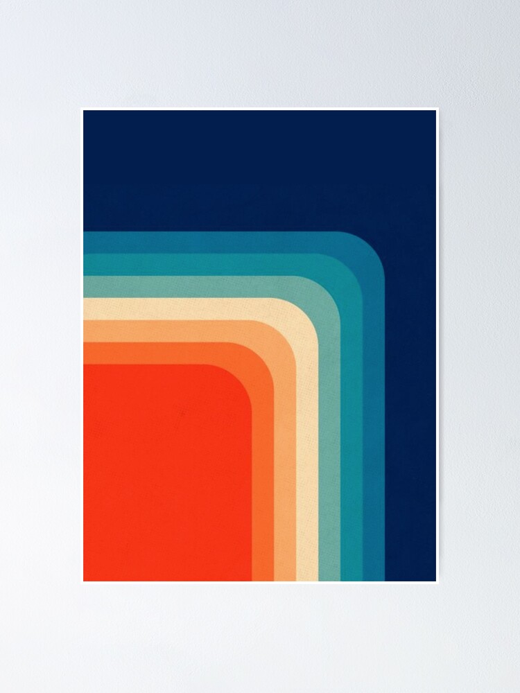 "Retro Art: Color Palette " Poster for Sale by Mayajs | Redbubble